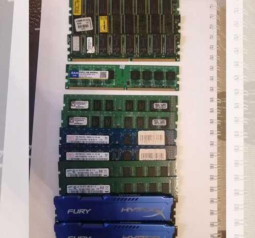 Оперативная память DDR, DDR2, DDR3