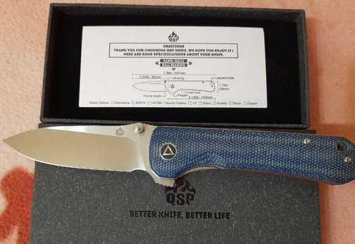 Нож складной QSP Hawk Satin сталь 14C28N