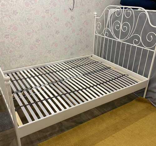 Кровать IKEA leirvik 140х200