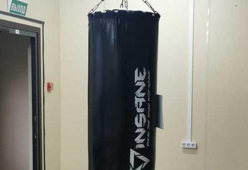 Мешок боксерский insane, черный, 140 см, 70 кг