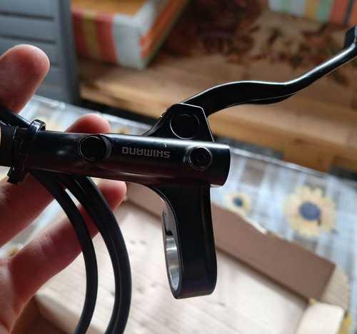 Гидравлические тормоза shimano MT200
