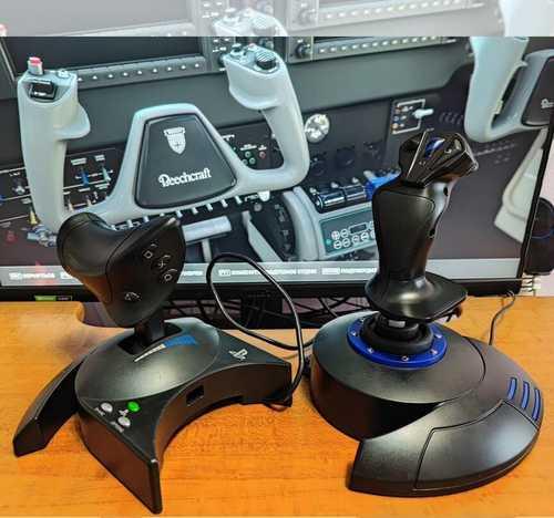 Джойстик PS 4 и 5 Thrustmaster T Flight Hotas 4