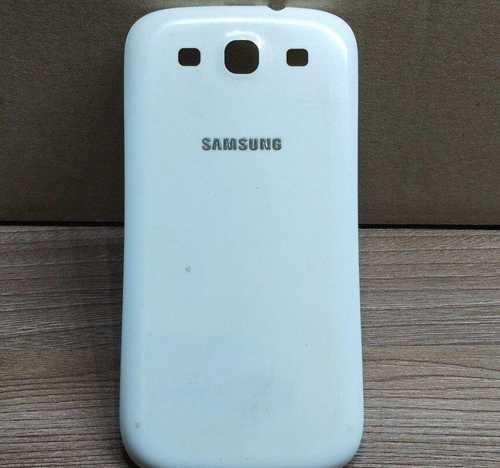 Samsung Galaxy S3. Задняя крышка. Оригинал. Белая