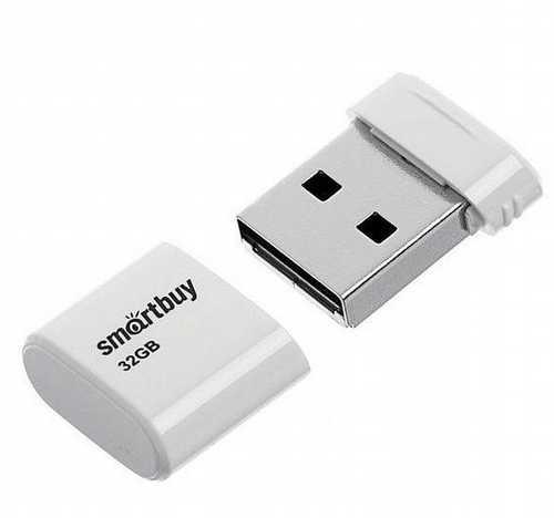 Флеш-накопитель Smartbuy Lara USB 2.0 32GB, белый