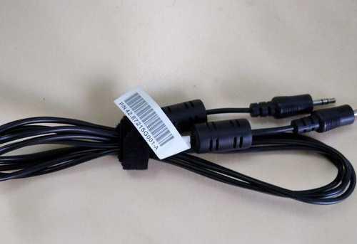 2 кабеля аудио джек-джек 3,5 мм 1,8 м антипомехи