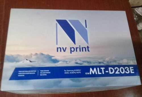 Картридж nv print MLT-D203E на samsung