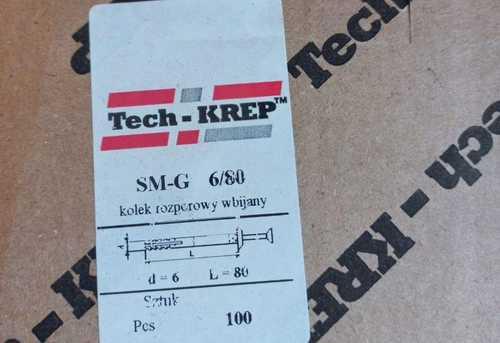 Дюбель-гвозди 6/80. Tech-Krep