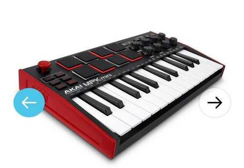 Akai MPK Mini MK3 midi-клавиатура, 25 клавиш