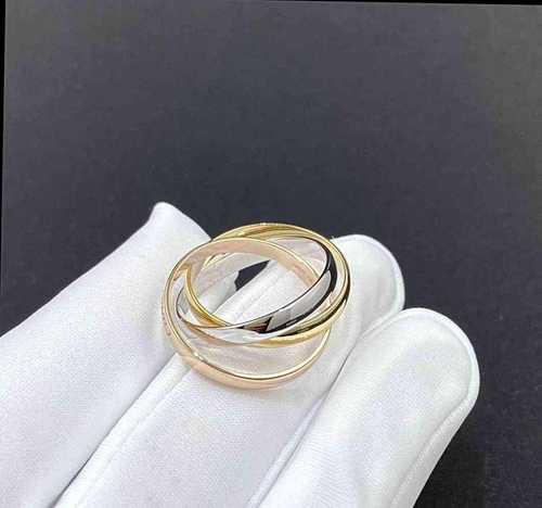 Золотое кольцо Cartier Trinity
