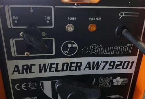 Сварочный аппарат storm arc welder aw79201 + каски