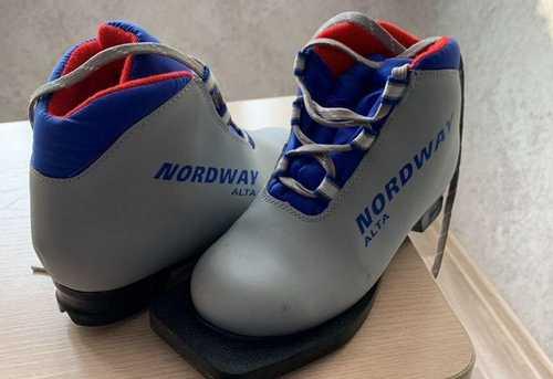 Лыжные ботинки nordway 30