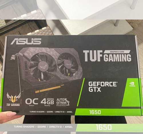 Видеокарта nvidia geforce gtx 1650 TUF Gaming Asus