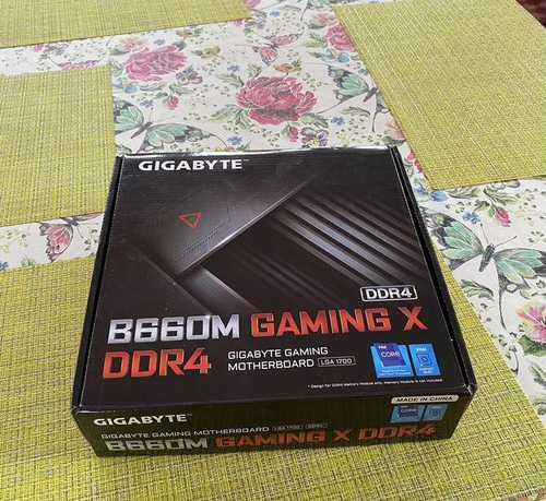 Материнская плата gigabyte B660M gaming X DDR4