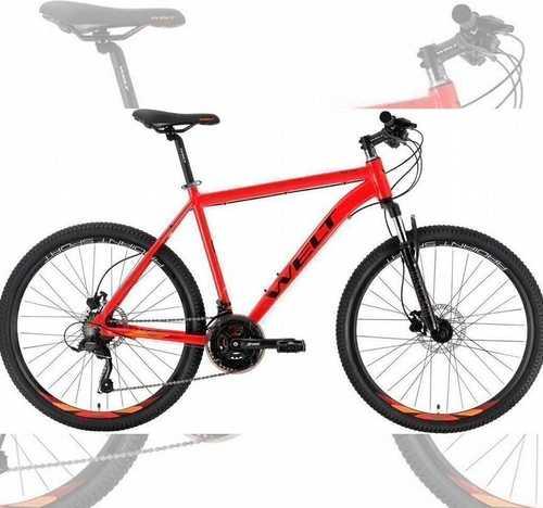 Велосипед welt Peak 2.0 HD 27 (2022) Risky Red