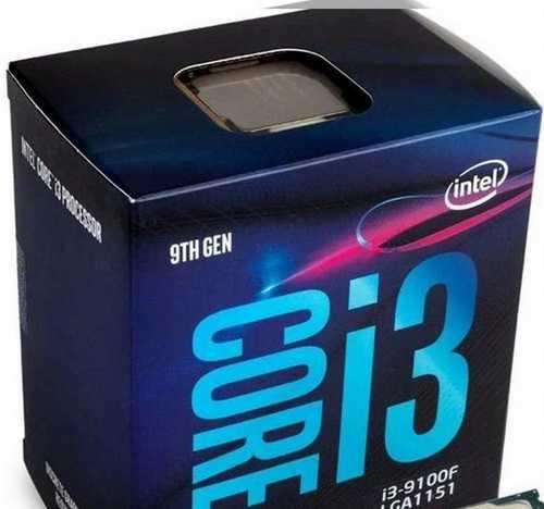 Процессор intel core i3 9100f