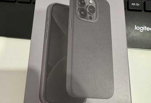 Чехол iPhone 15 pro uniq grey