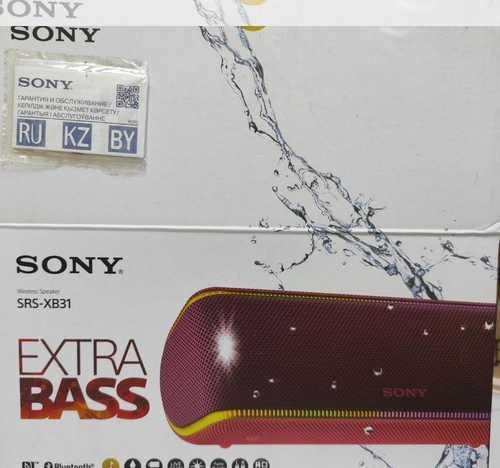 Портативная акустика Sony SRS-XB31 30 Вт