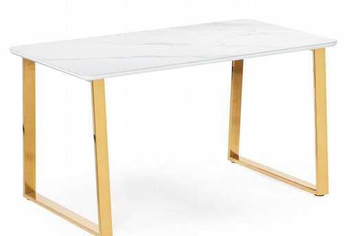 Керамический стол Селена 2 160х90х77 белый мрамор