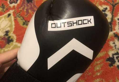 Перчатки боксерские outshock 8 oz 300 black