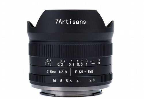 Объектив 7artisans 7,5 мм F2.8 II для Sony E