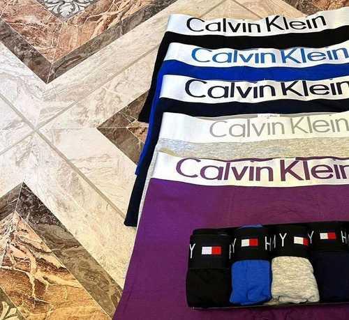 Набор трусов calvin tommy lacoste лакост