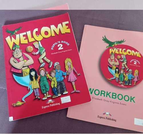 Учебник английского языка welcome 2 + раб тет