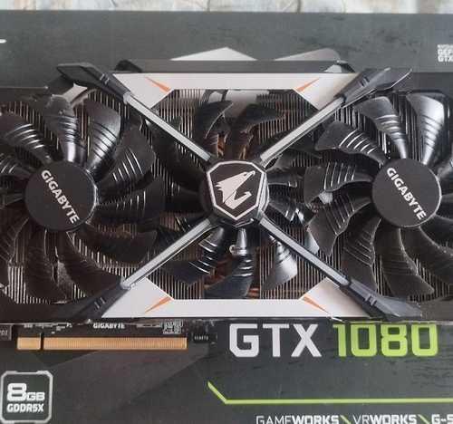 Видеокарта gtx 1080 Gigabyte Aorus