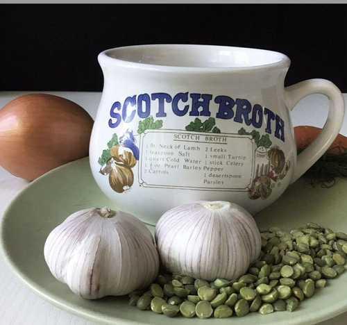 Горшочек с ручкой и рецептом "Scotch Broth"