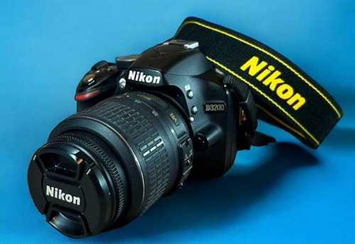Зеркальный фотоаппарат Nikon d3200 пробег 19676