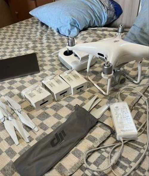 Dji phantom 4 pro 4 аккамулятора