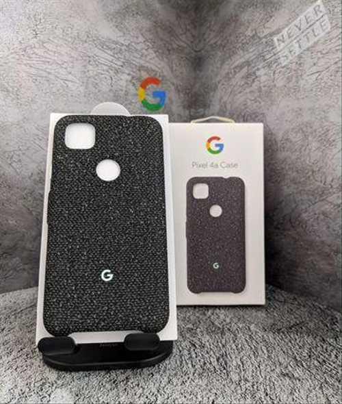 Pixel 4a fabric case, basically black, черный, new