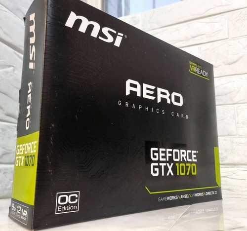 Видеокарта GTX1070 MSI