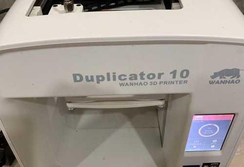 3D принтер, Duplicator 10
