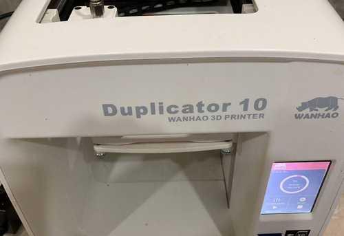 3D принтер, Duplicator 10