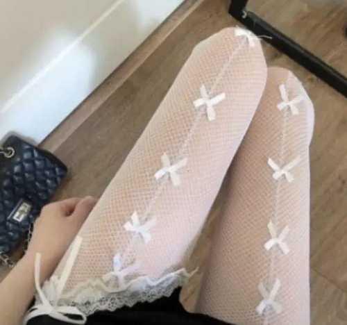 Колготки с бантиками
