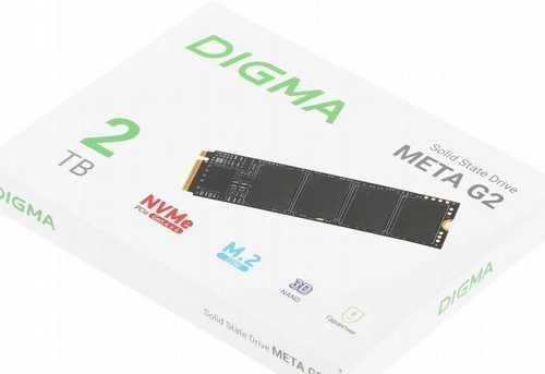 SSD Digma Meta G2 на 2тб, чек, гарантия 5 лет