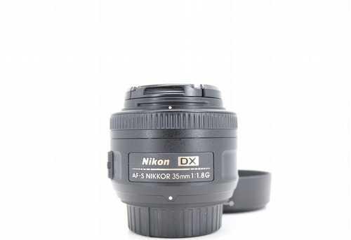 Nikon 35mm f/1.8G AF-S DX Nikkor отл. сост., обмен