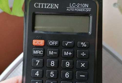 Электронный калькулятор citizen