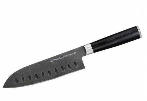Кухонный Нож Сантоку Samura Mo-V Stonewash 180мм