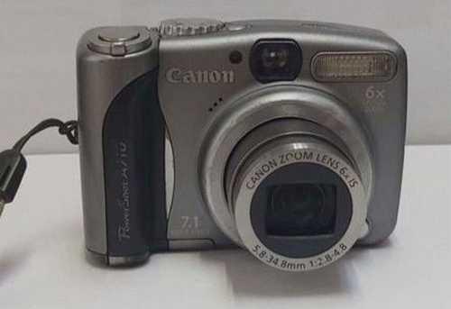 Компактный фотоаппарат canon a710