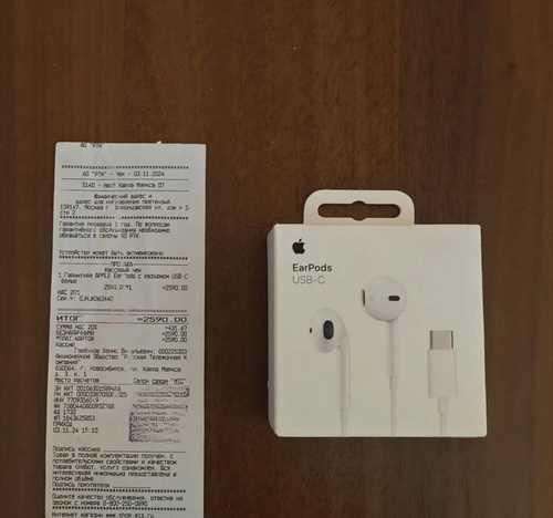 Наушники Apple EarPods type c