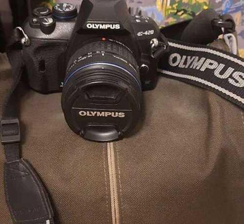Зеркальный фотоаппарат olympus e420