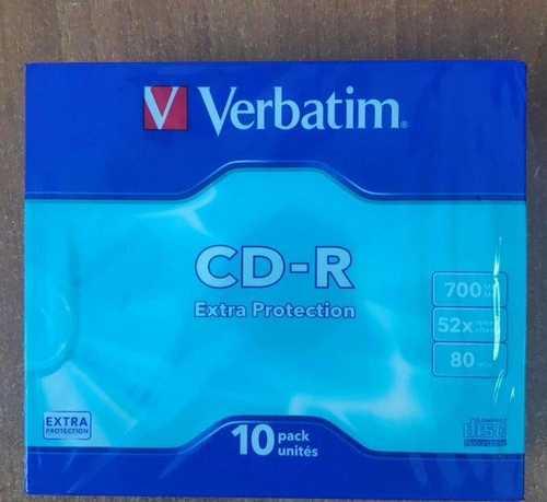 Болванки диски cd-r Extra protection verbatim
