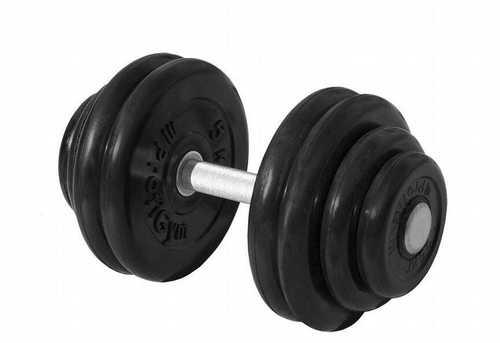 Гнр-33,5. Гантель «profigym» неразборная с хромир