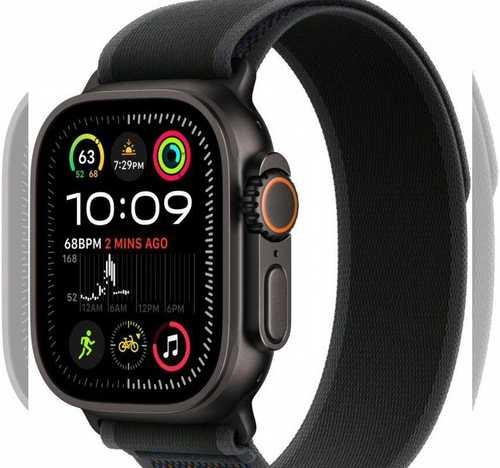 Apple Watch Ultra 2, 49 мм, Черный Титан, ремешок