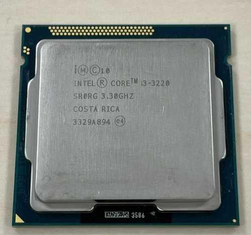 Процессор intel core i3 3220 lga 1155