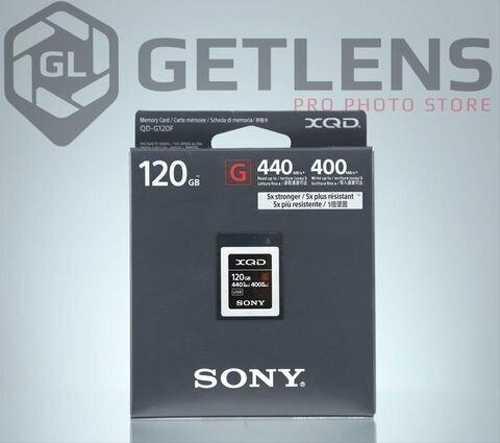 Sony XQD 120Gb G series 400/440 MB/s (новая)