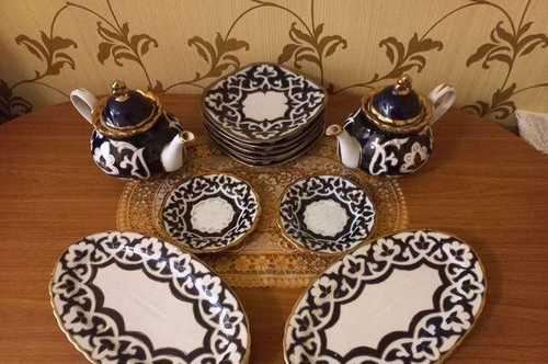 Набор узбекской посуды "Пахта"
