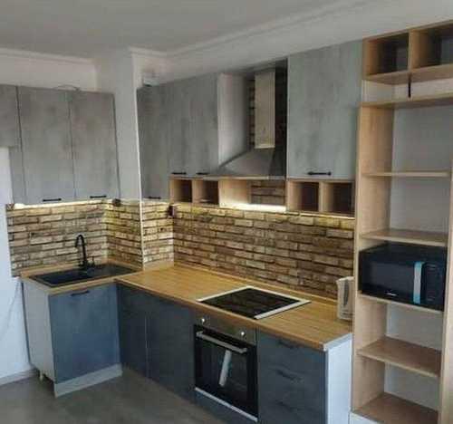 Кухня угловая 2,7*1,7 м новая цена за все модули