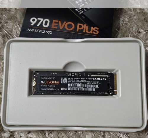 SSD M.2 Samsung 970 EVO Plus 500GB (Здоровье 100%)